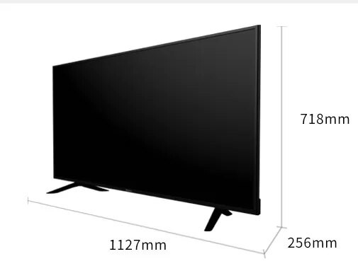 55 65 75 inch TV set monitor display 4K led android smart curved LED ...