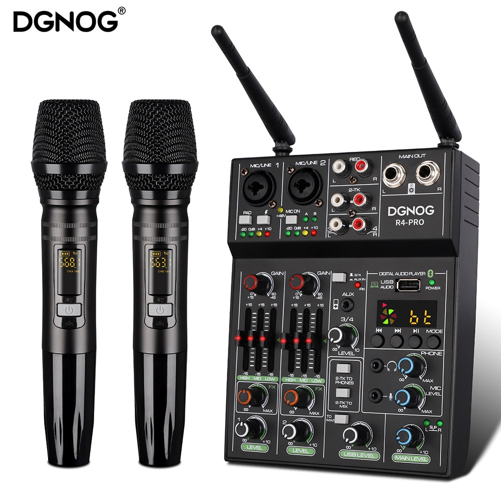 Professional Audio Mixer 8-Channel Sound Mixing Console A8 Support ...
