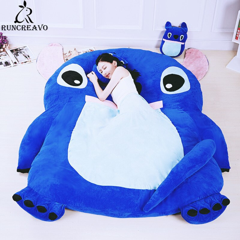 Totoro Lazy Bed Couch Tatami Mattress Chinchillas Lengthened Thickened ...