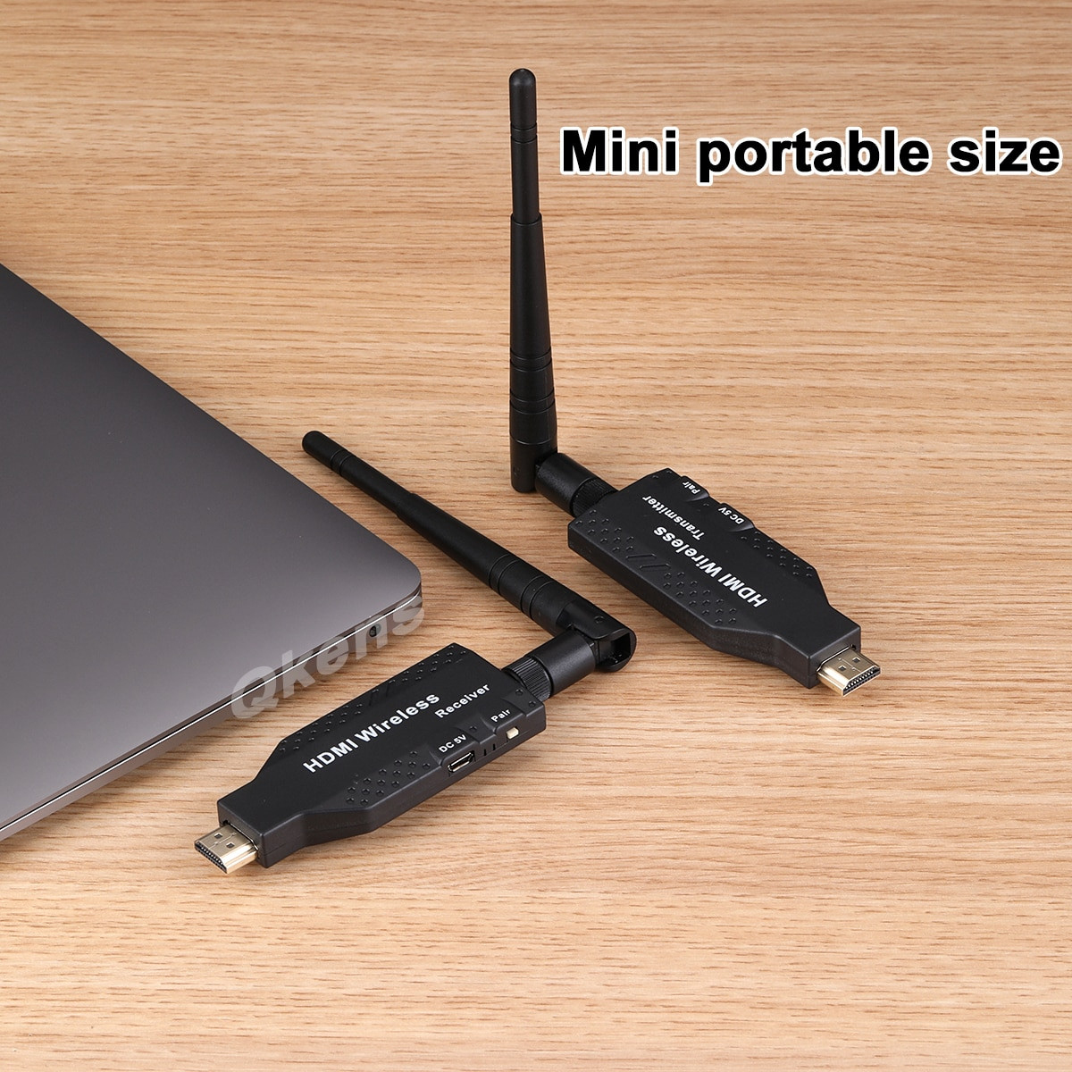 50M Wireless Transceiver Video Transmitter Receiver HDMI Extender TV ...