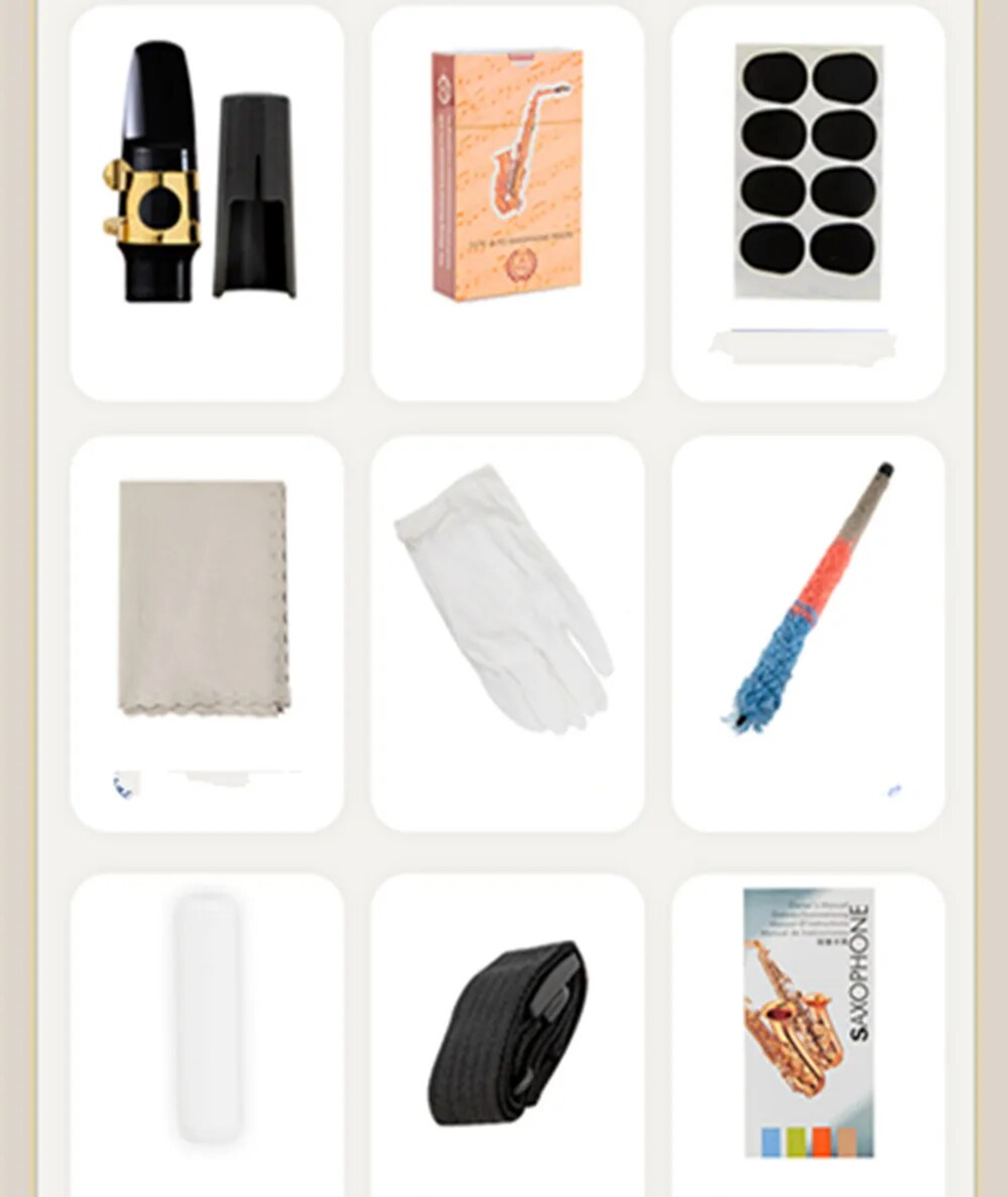 France SAS-R54 Alto Saxophone Eb Tuner Black Plated Gold Carved Body Professional Woodwind With ...