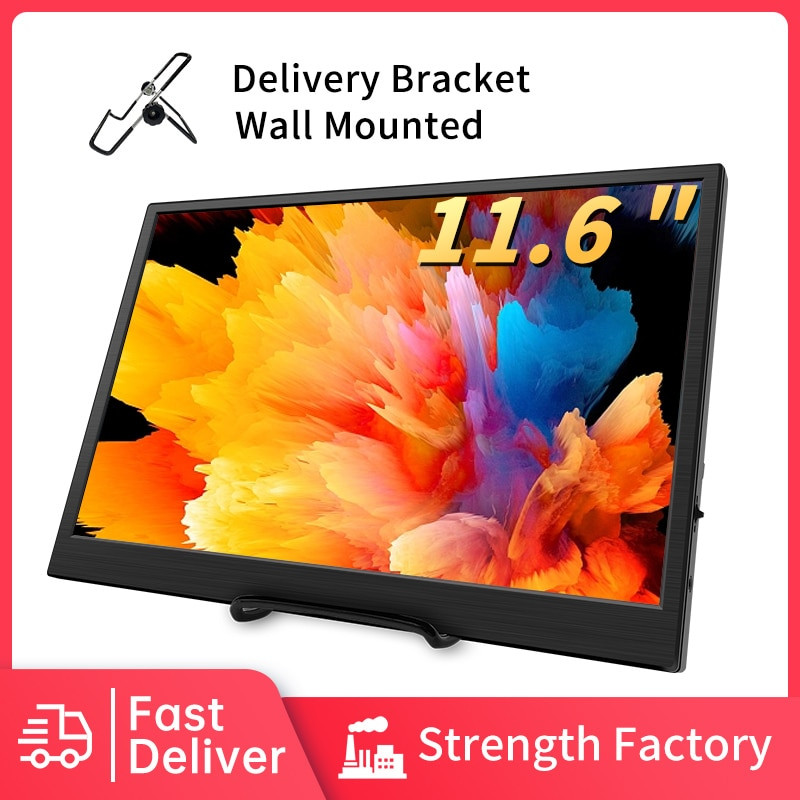 FHD 15.6 Inch Touch Screen Portable Monitor VESA 1080P Computer Display ...