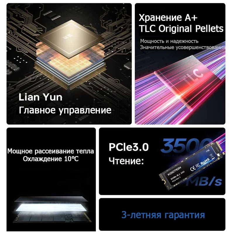 KOOTION X15 M.2 SSD 256GB 512GB 1TB SSD Solid State Drive M2 SSD M.2 ...