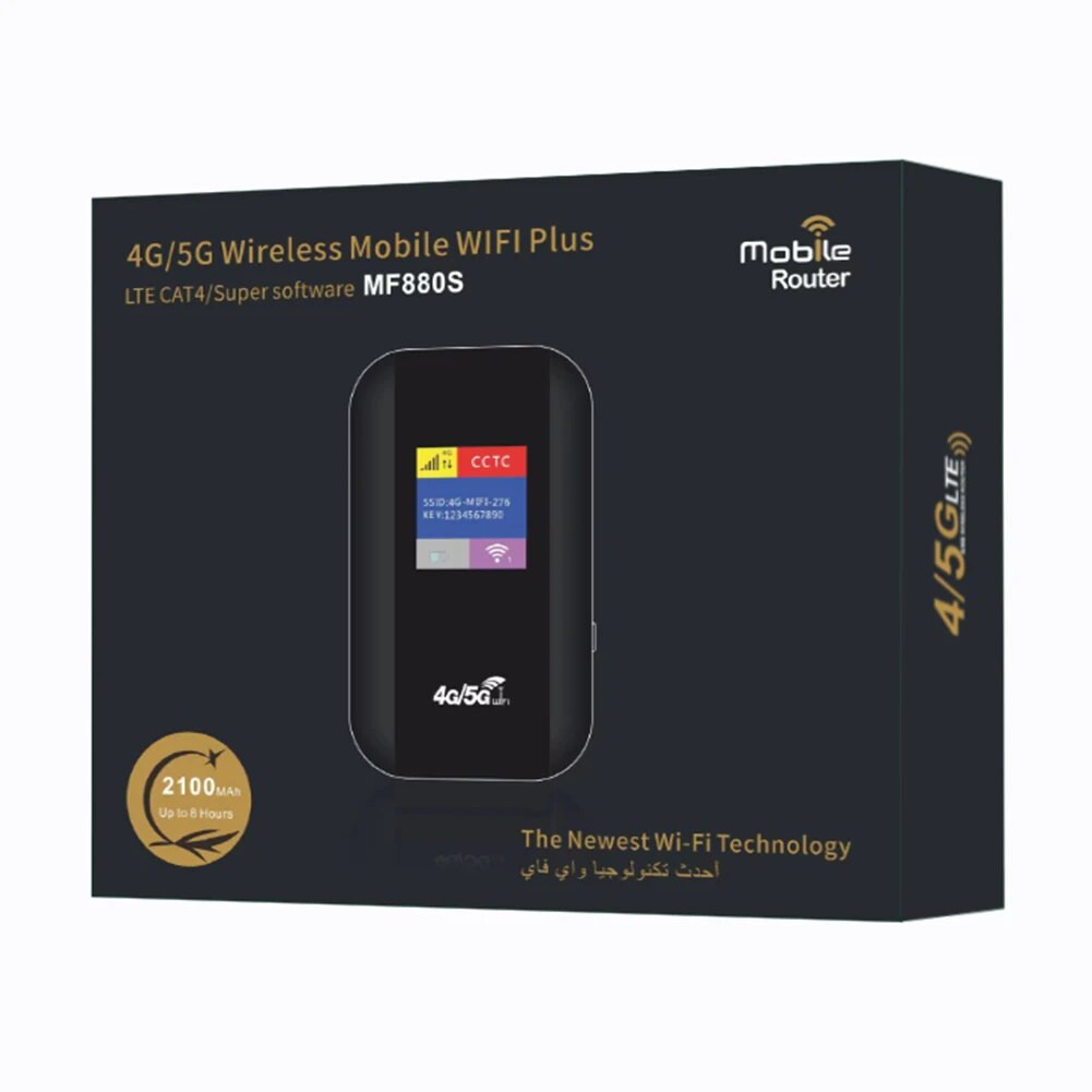 4G WIFI Router Card 4G LTE Wireless Router Mini Outdoor Hotspot Pocket ...