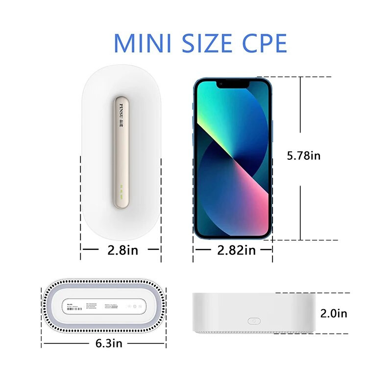 Original PINSU R200 Wifi Repeater 5G CPE Router NSA+SA Mesh 1800Mbps ...