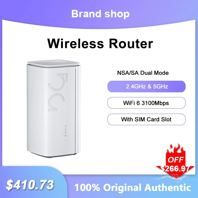 ZLT X25 MAX 5G CPE Wireless Router WiFi 6 Dual Band Signal Repeater NSA ...
