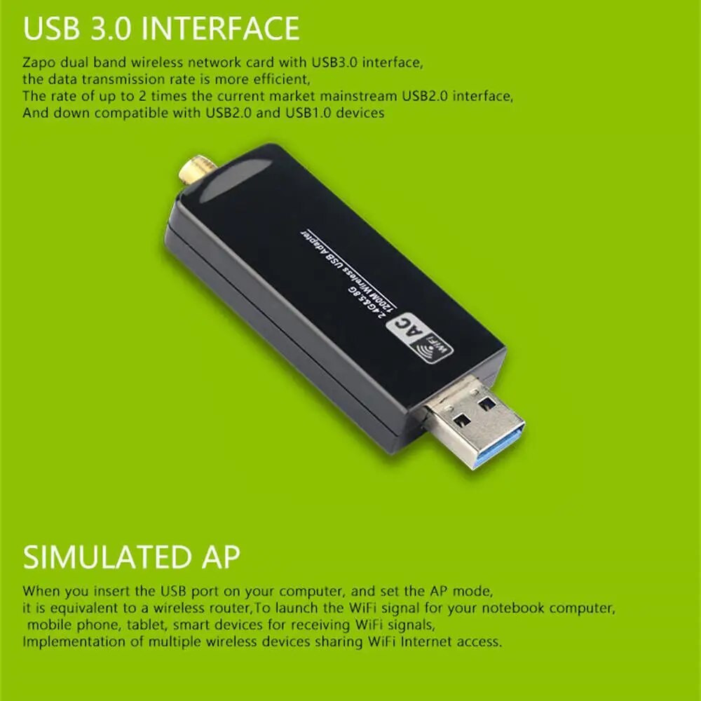 Atheros AR9271 Chipset 150Mbps Wireless USB WiFi Adapter 802.11n ...