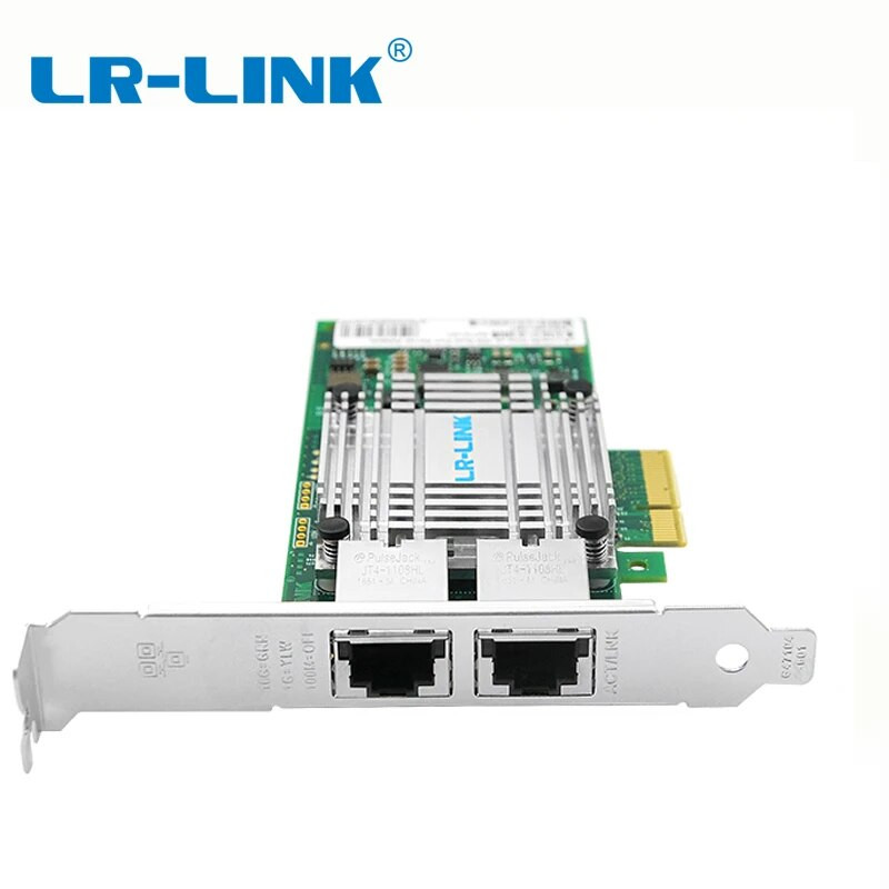 Network SFP+ 10Gb Dual Port PCI-e Ethernet Converged Adapter Network ...