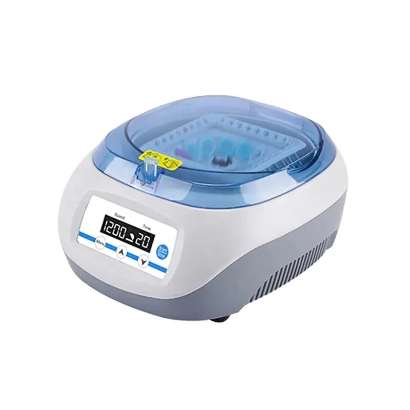 IKEME Mini Hematocrit Centrifuge Desktop 12000rpm Microcentrifuge Hematocrito PCR Tube Digital ...