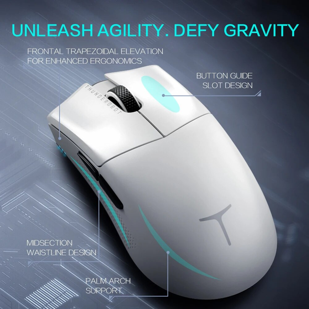 Thunderobot ML903 4K Wireless Gaming Mouse with Charging Dock 26000 DPI ...