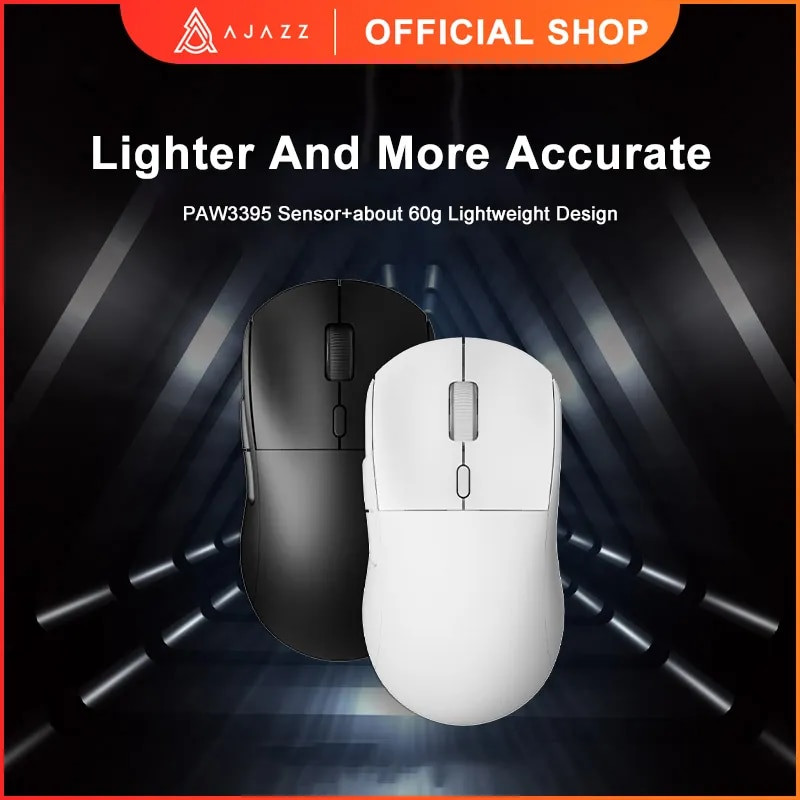 Ajazz Aj219 Bluetooth Mouse 2.4GHz Wireless Gaming Mouse 26000DPI 7 ...