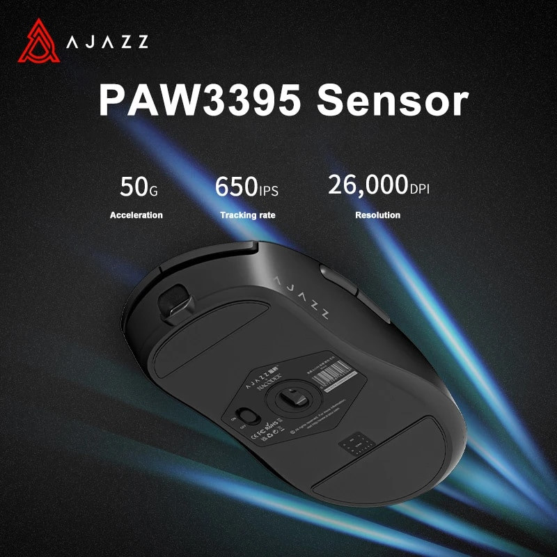 Ajazz Aj219 Bluetooth Mouse 2.4GHz Wireless Gaming Mouse 26000DPI 7 ...