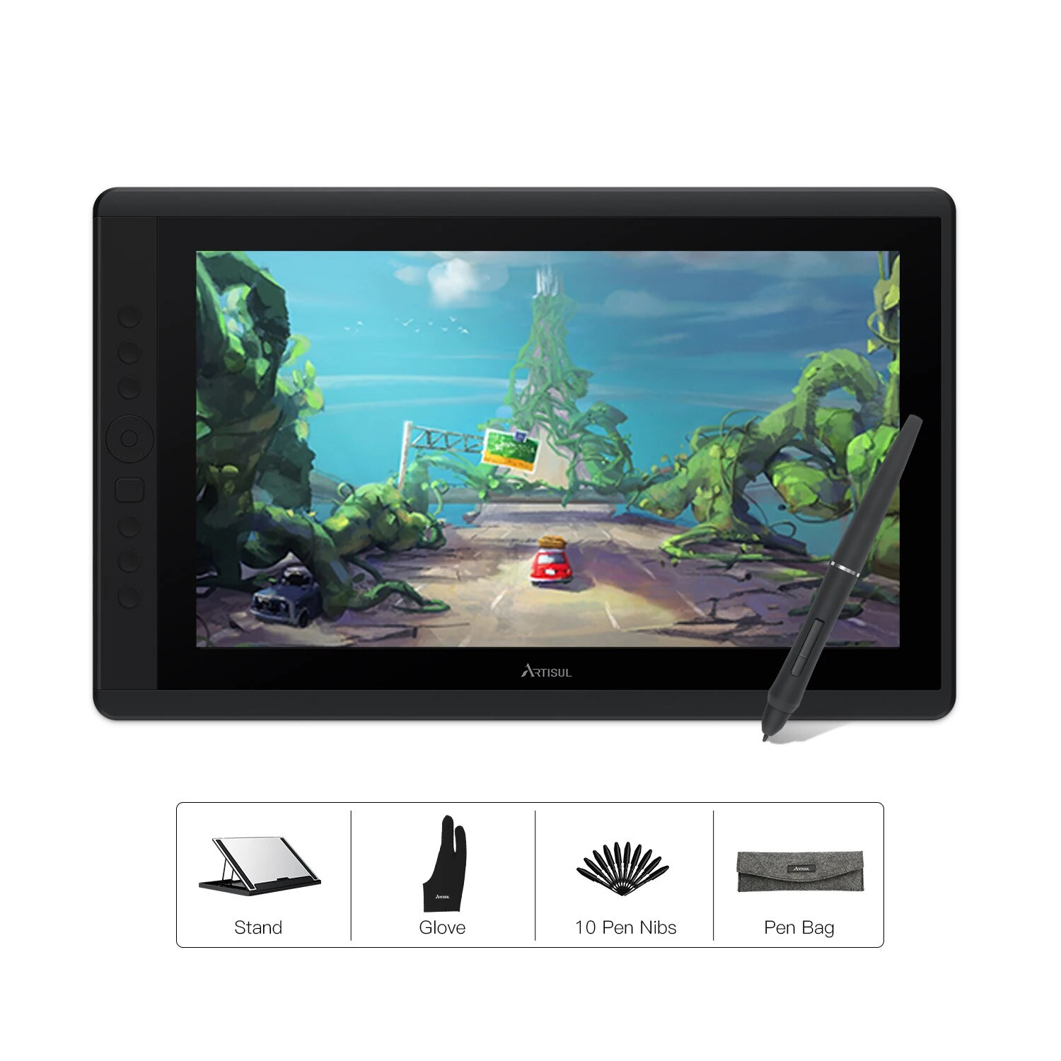 Artisul D16 PRO 15.6 inch Graphic Tablet Digital Drawing Pad Monitor ...