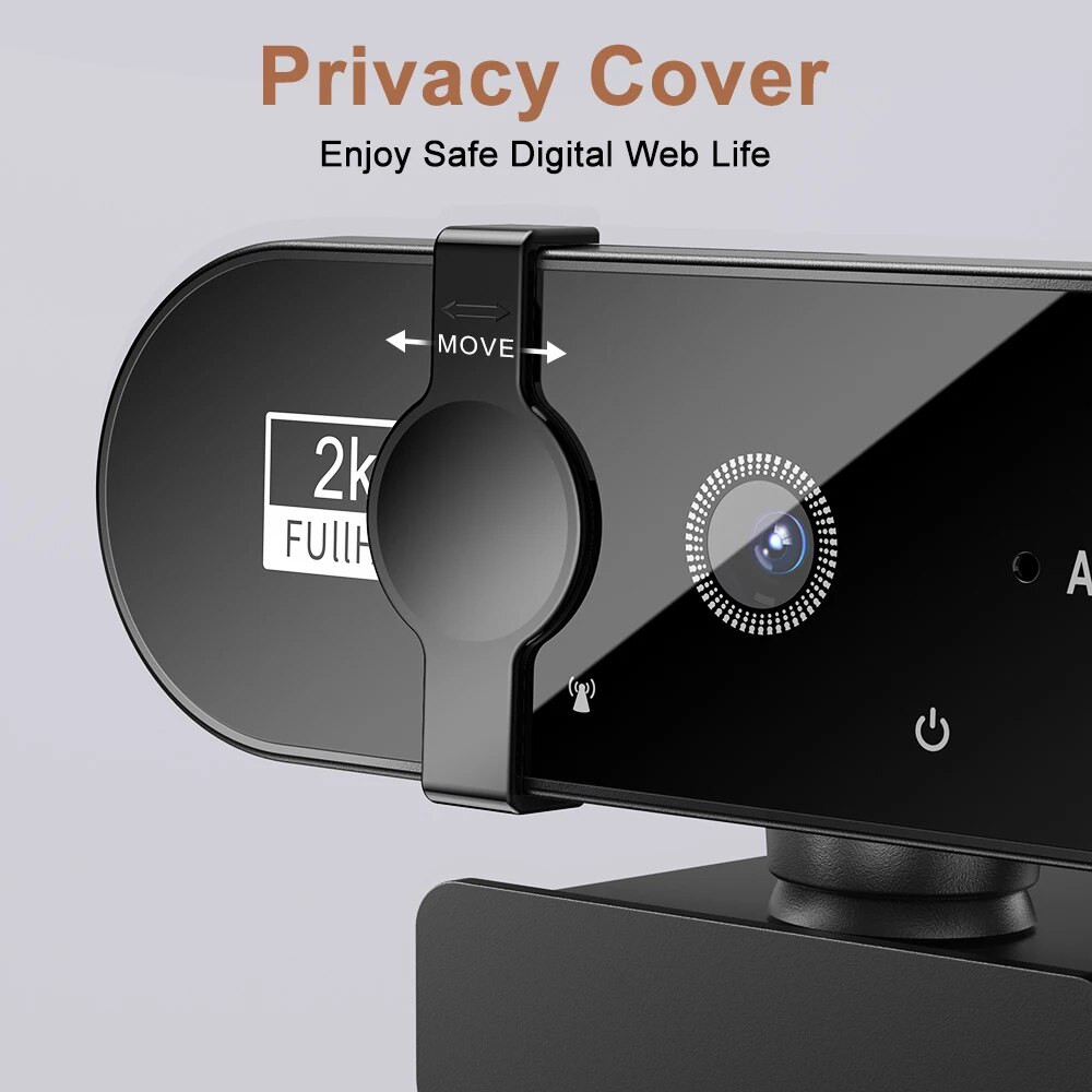 2023 Webcam 1080P Mini Camera 2K Full HD Webcam With Microphone ...
