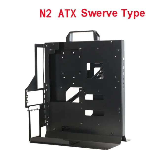 ATX Open Rack MATX ITX Case Handheld Portable Water Cooler Side ...