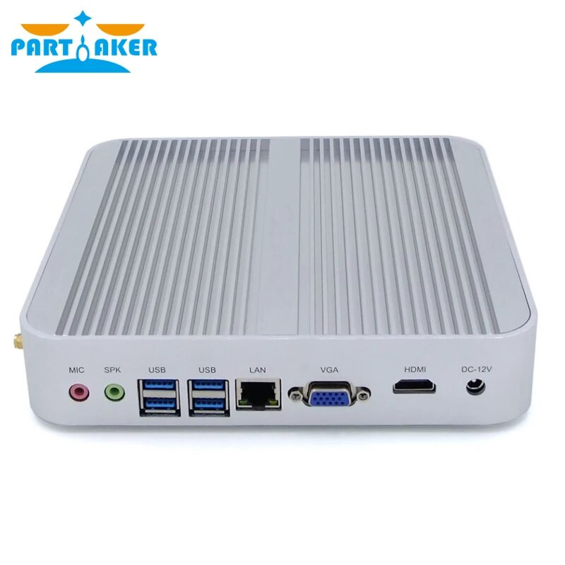 Fanless 4K HTPC TV Box Nuc Computer Barebone Mini PC I5 4200u with ...