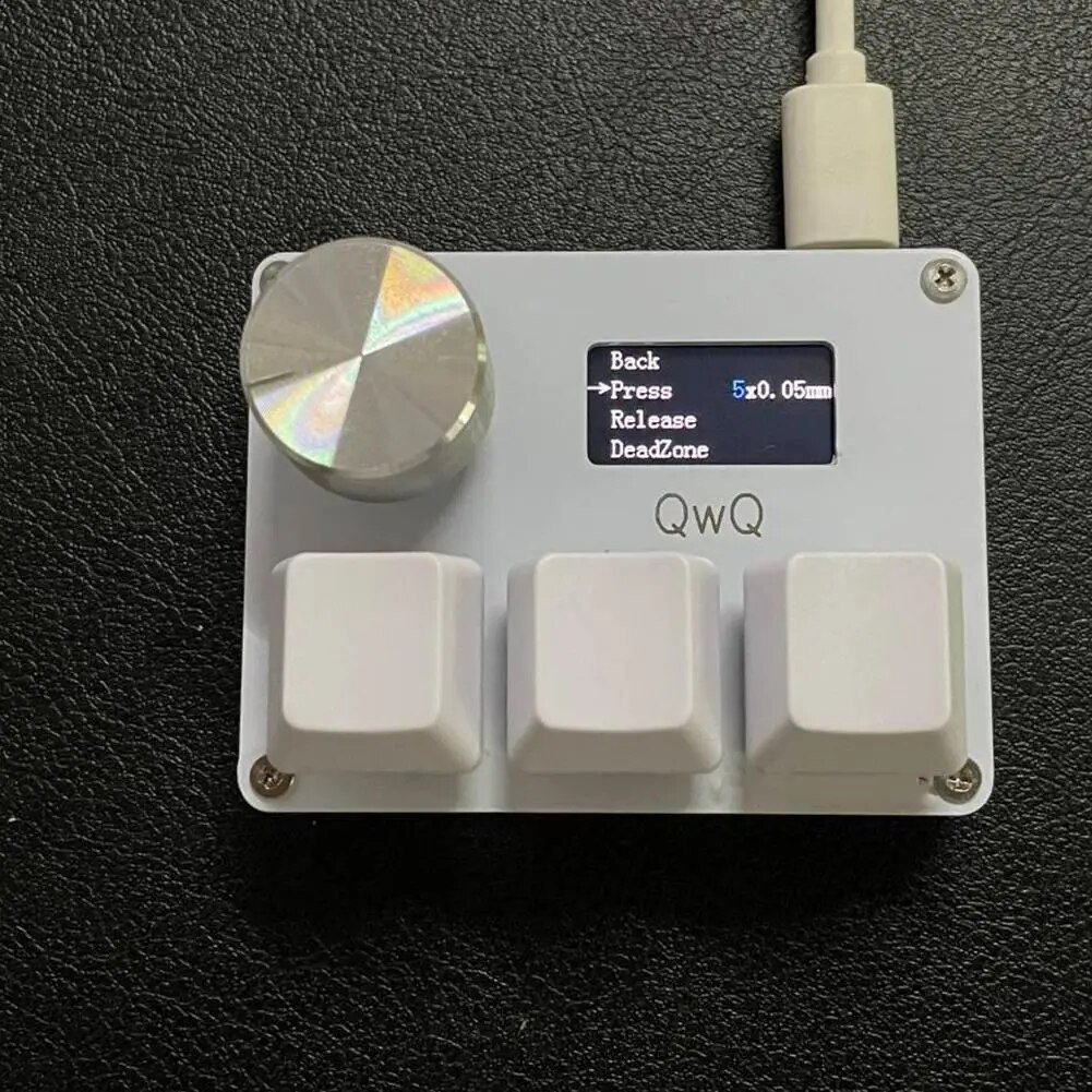 SayoDevice OSU O3C Rapid Trigger Hall Switches Keyboard 3 Key With Knob ...