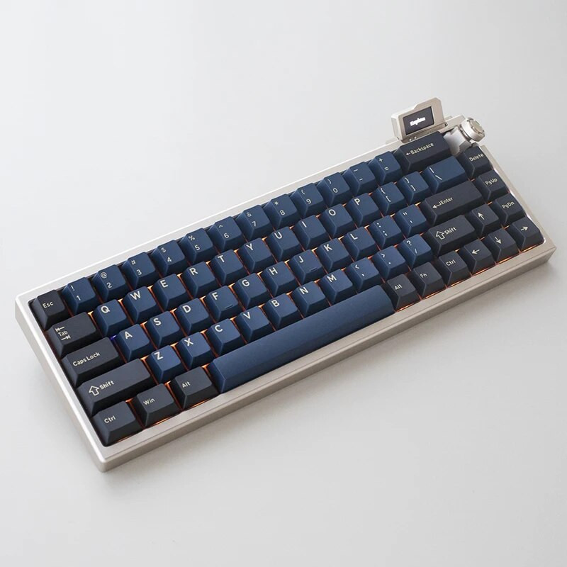 Keydous Nj68 Pro Wireless Mechanical Keyboard Kit 3-Mode Steel Brass ...