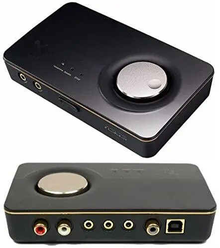 90% New ASUS XONAR U7 MKII USB 7.1 channel audio video game sound card ...