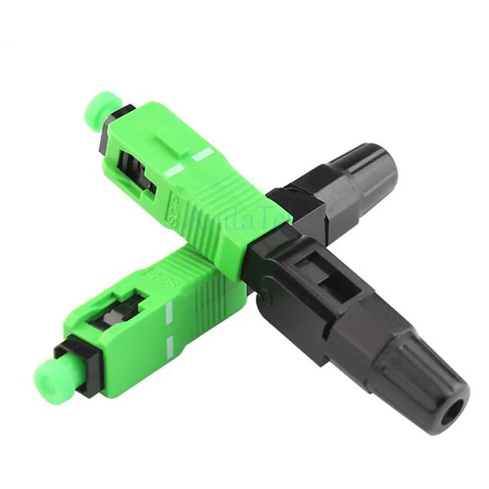 Fiber Optic Fast Connector SC-APC Single Mode Fiber Optic Adapter SC ...