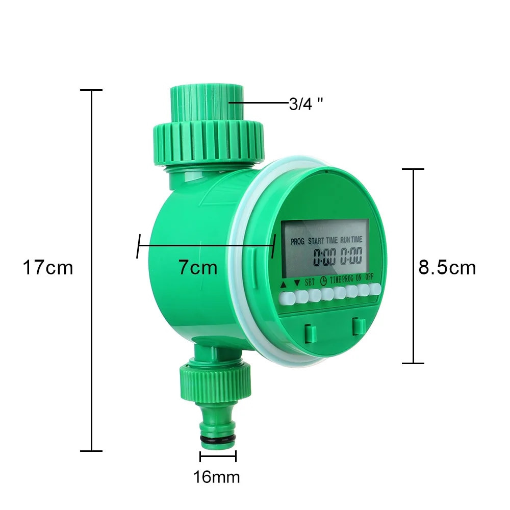 Intelligence Garden Water Timer Valve Watering Control Device Lcd ...