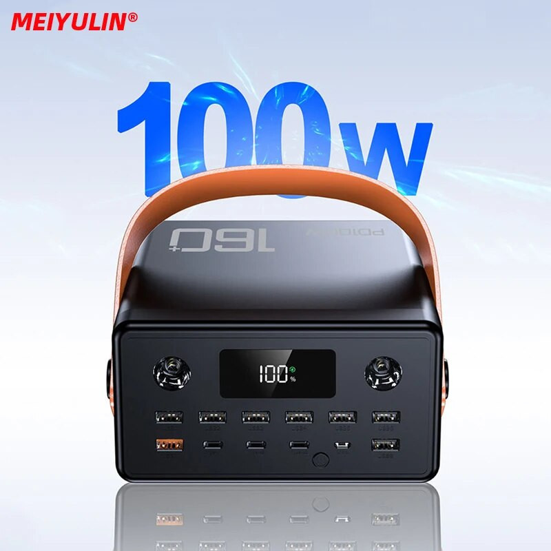 PPS PD100W PD96W USB-C Graphene 150W Power Bank with Panasonic Battery ...
