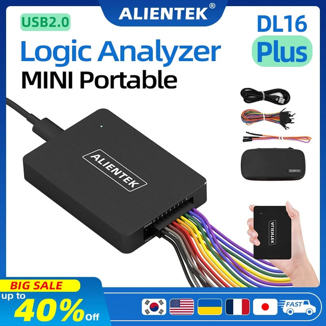 USB Logic Analyzer 24M 8CH Microcontroller ARM FPGA Debug Tool 8 ...