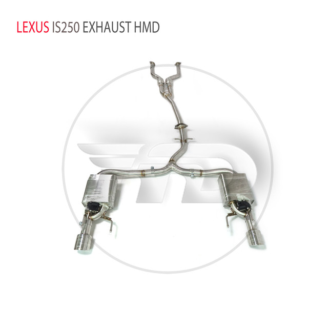 HMD Stainless Steel Exhaust System Performance Catback for LEXUS IS250 ...