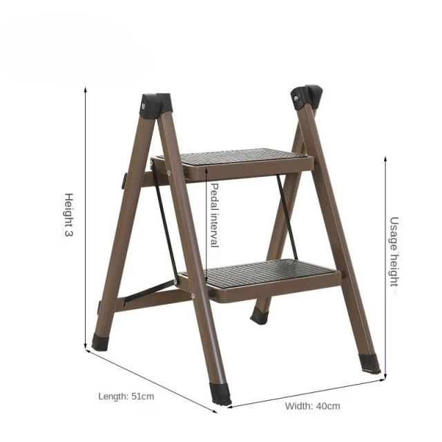 Fashion Home High Stools Kitchen Multifunctional Ladder Chair Anti-skid ...