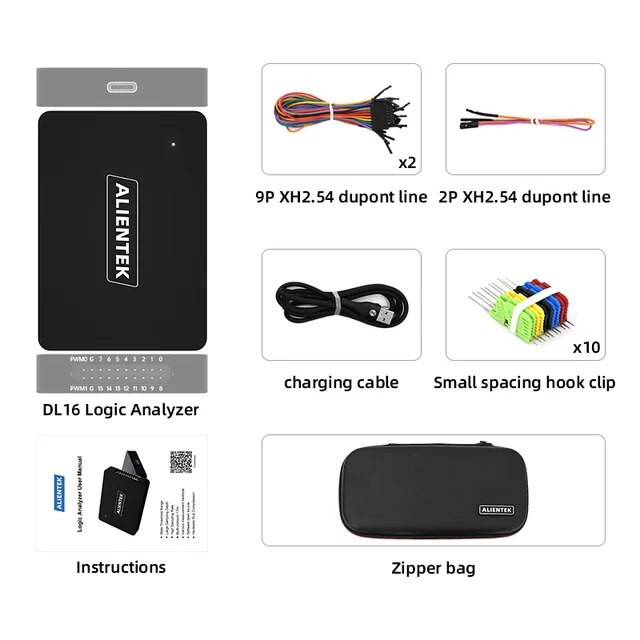 USB Logic Analyzer DL16 250MHz Max Sample Rate 16Channels DSLogic Logic ... USB Logic Analyzer DL16 250MHz Max Sample Rate 16Channels DSLogic Logic ...