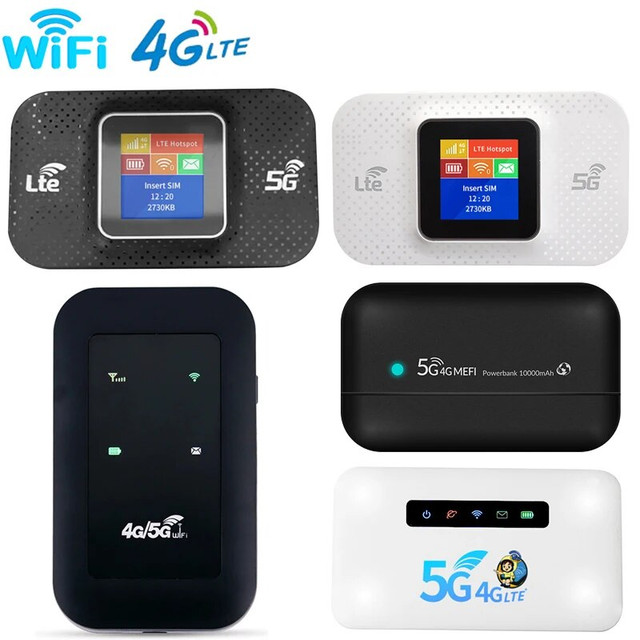 4G Lte WIFI Router Sim Card Slot Wireless Portable Router Mini Outdoor ...