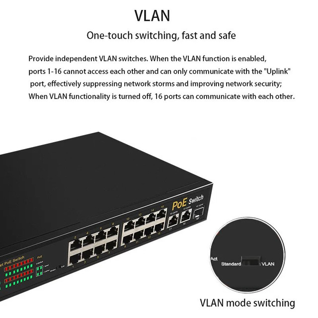 Game Loading Adapter gigabit POE switch Internet Splitter RJ45 Hub ...