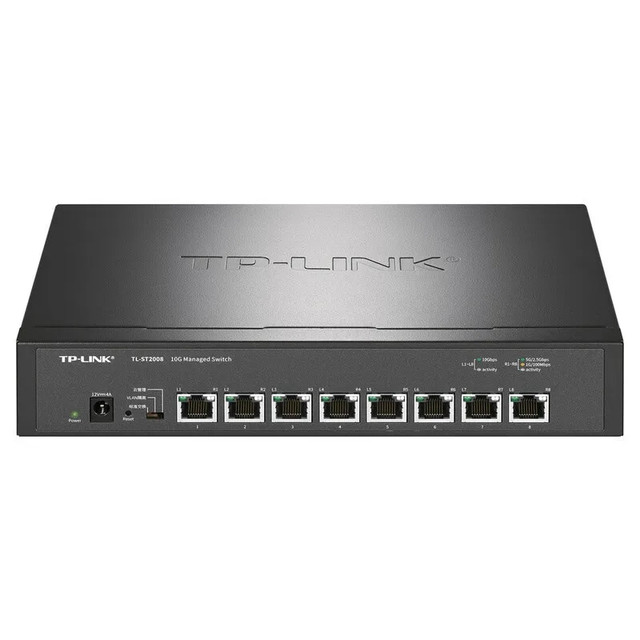 TP-link Tl-st1008/ST2008 10gbe Switch 10 Gigabit Switch 10000mbps Core ...