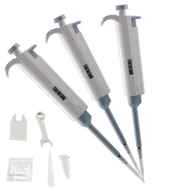 Micropipette Pipettor High Accurate Single Channel Manual Adjustable ...
