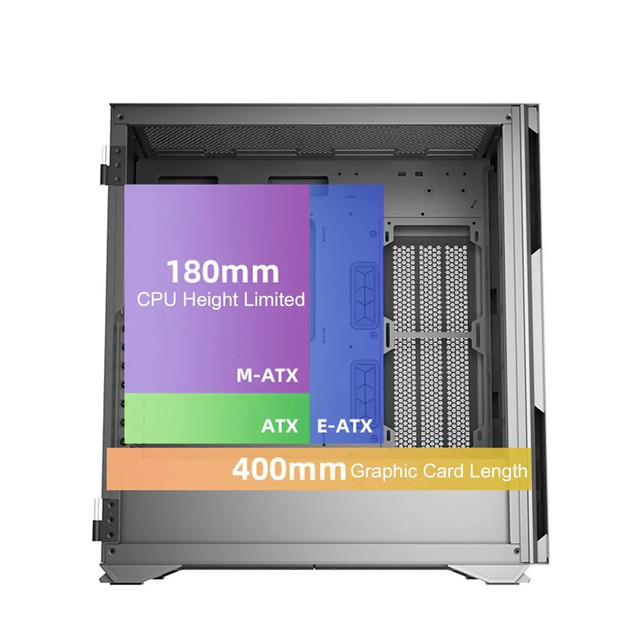 Special-Shaped Spaceship Micro ATX Computer Gaming Case With Projector ...