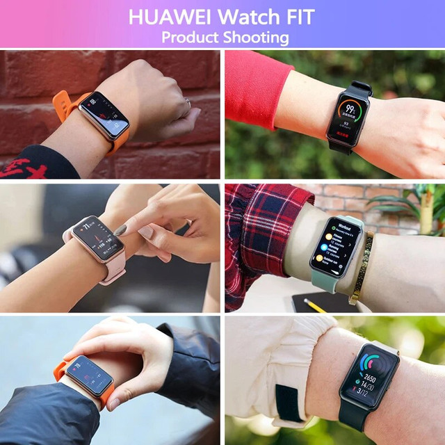 HUAWEI Watch FIT new NFC Smart Watch 1.64' AMOLED Display All-Day SpO2 ...