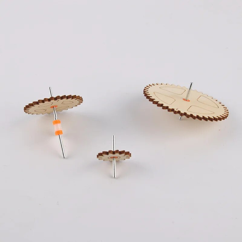 Student science and technology small production invention DIY wind ...