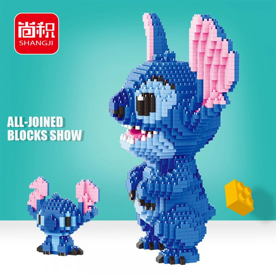 2300Pcs+ Mini Bricks Toys Stitch Diamond Building Block Micro Stitch ...