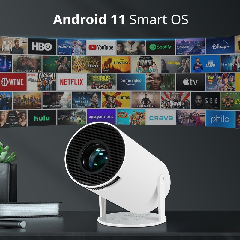 Wemi Mini Projector 4k Android 11.01080p 720 P 200ansi Dual Wifi - Pet ...