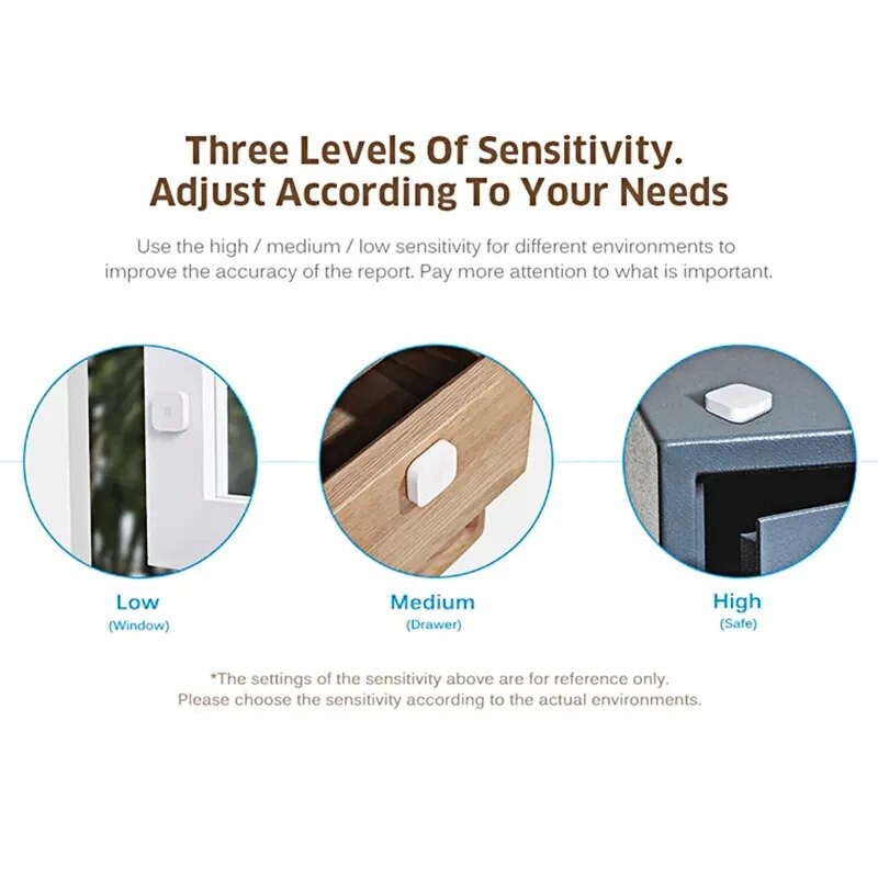 Aqara Smart Vibration Sensor Zigbee Motion Shock Sensor Detection Alarm ...