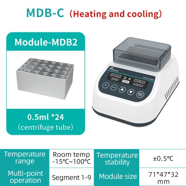 Mini Dry Bath Incubator Lab Equipment Constant Temperature Lab Heater ...