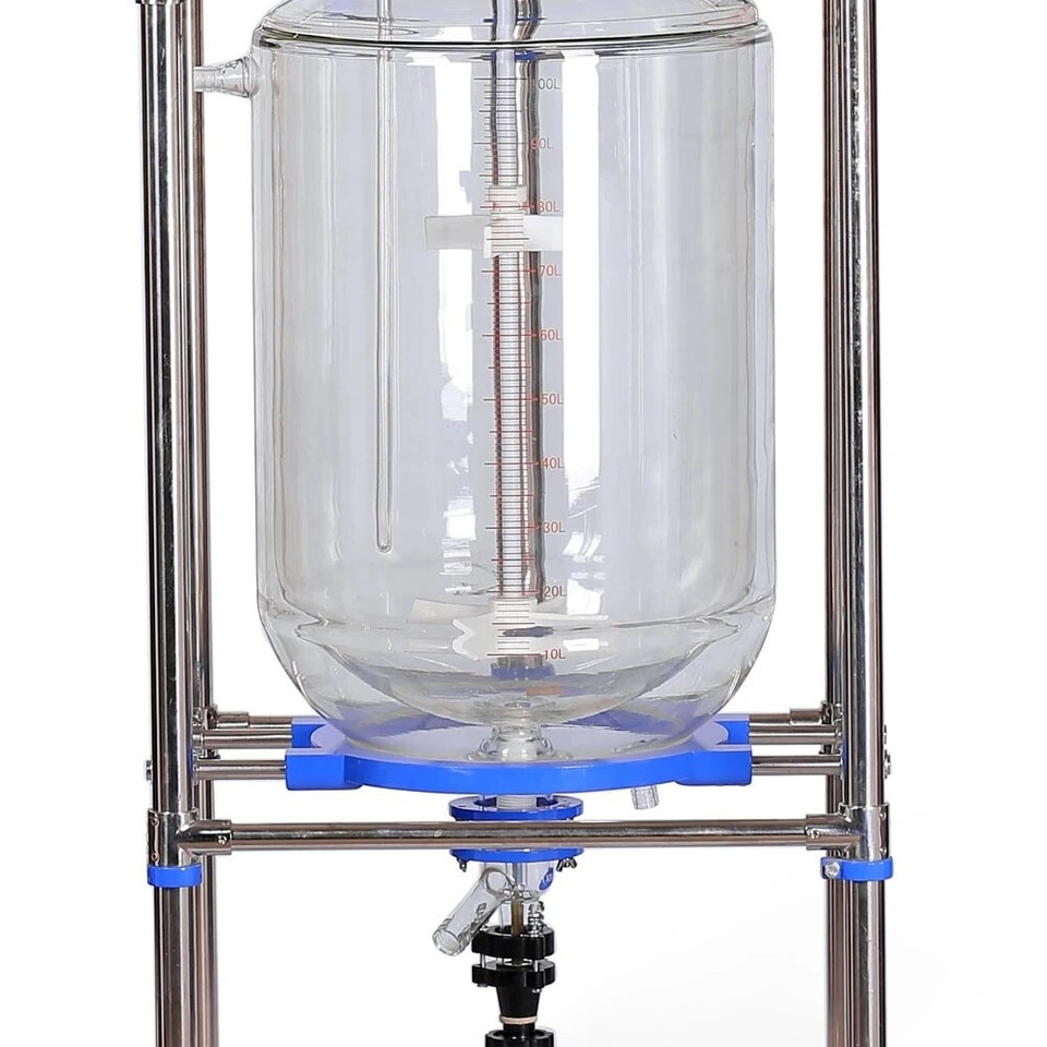 ZOIBKD Large Capacity S-100L Jacketed Reactor Laboratory Glass Reactor ...