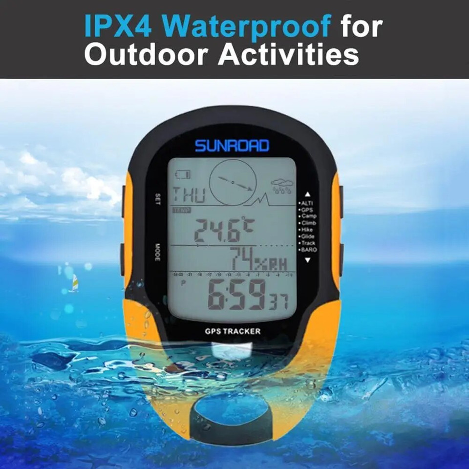 SUNROAD FR510 Handheld GPS Navigation Receiver Portable Handheld ...