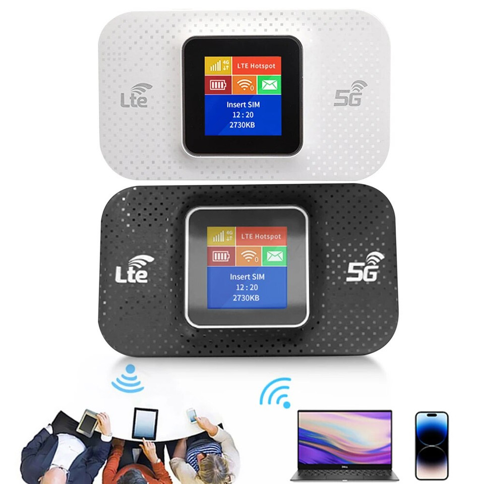 5G Wifi Portable 5G Mifi Router 300Mbps Car Mobile WiFi Hotspot Built ...