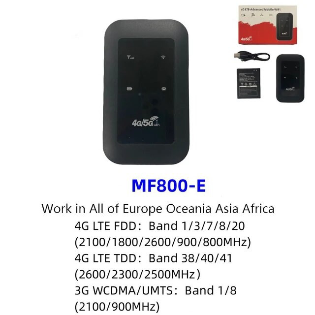 EATPOW 4G Pocket Wifi Router 150Mbps Modem Mobile WiFi Hotspot Wireless ...