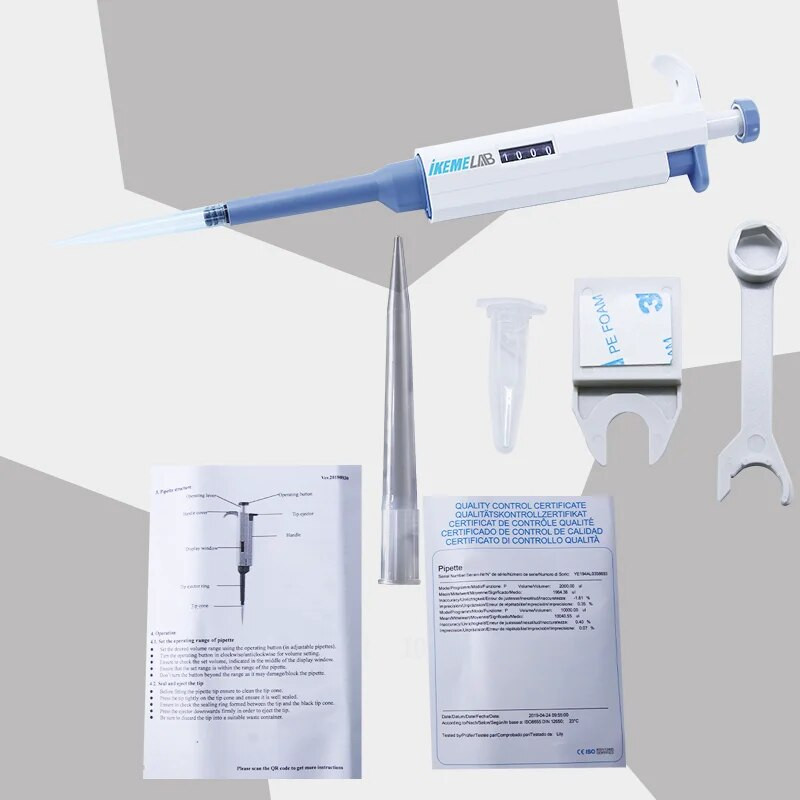 JOANLAB Official Store Laboratory Pipette Micropipette Single Channel ...