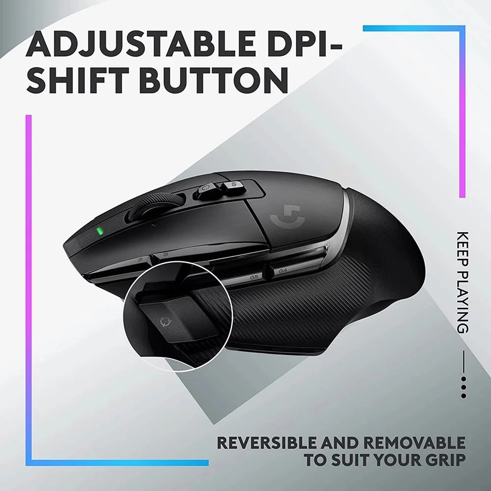 Logitech G502 X LIGHTSPEED Wireless Gaming Mouse 25600 DPI Hero Optical ...