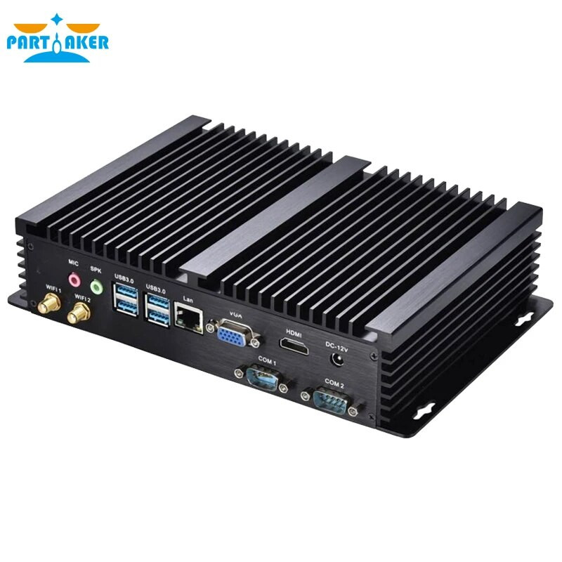 11th Gen Industrial Mini PC Intel Core i7 1165G7 i5 1135G7 Fanless ...