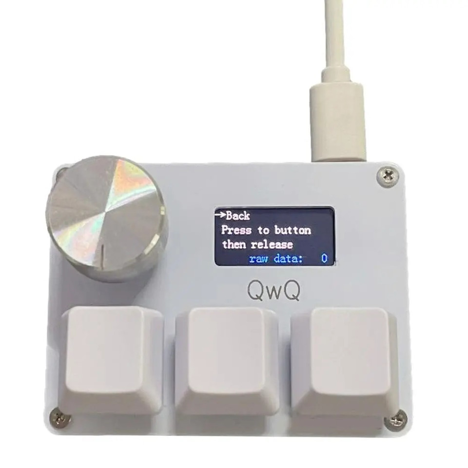 SayoDevice OSU O3C Rapid Trigger Hall Switches Keyboard 3 Key With Knob ...