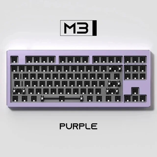 Akko MONSGEEK M3 DIY Mechanical Keyboard Kit TKL RGB 87 keys Barebone Aluminum CNC VIA Gasket ...
